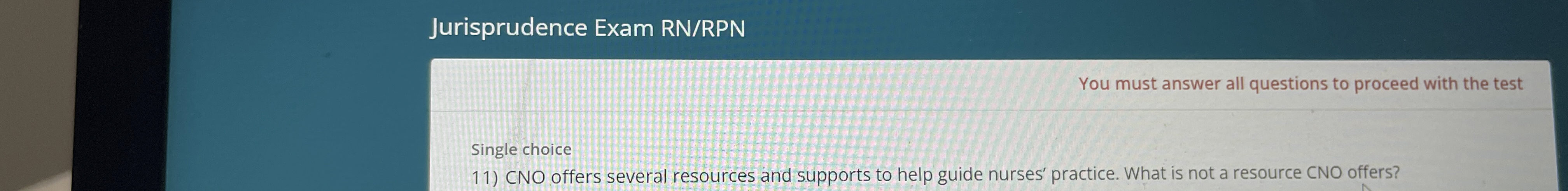 Solved Jurisprudence Exam RN/RPNYou must answer all | Chegg.com