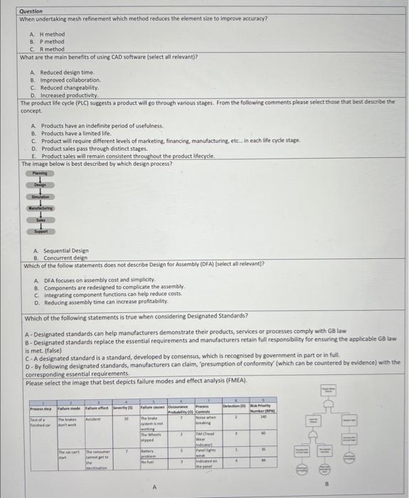 Solved When undertaking mesh refinement which method reduces | Chegg.com