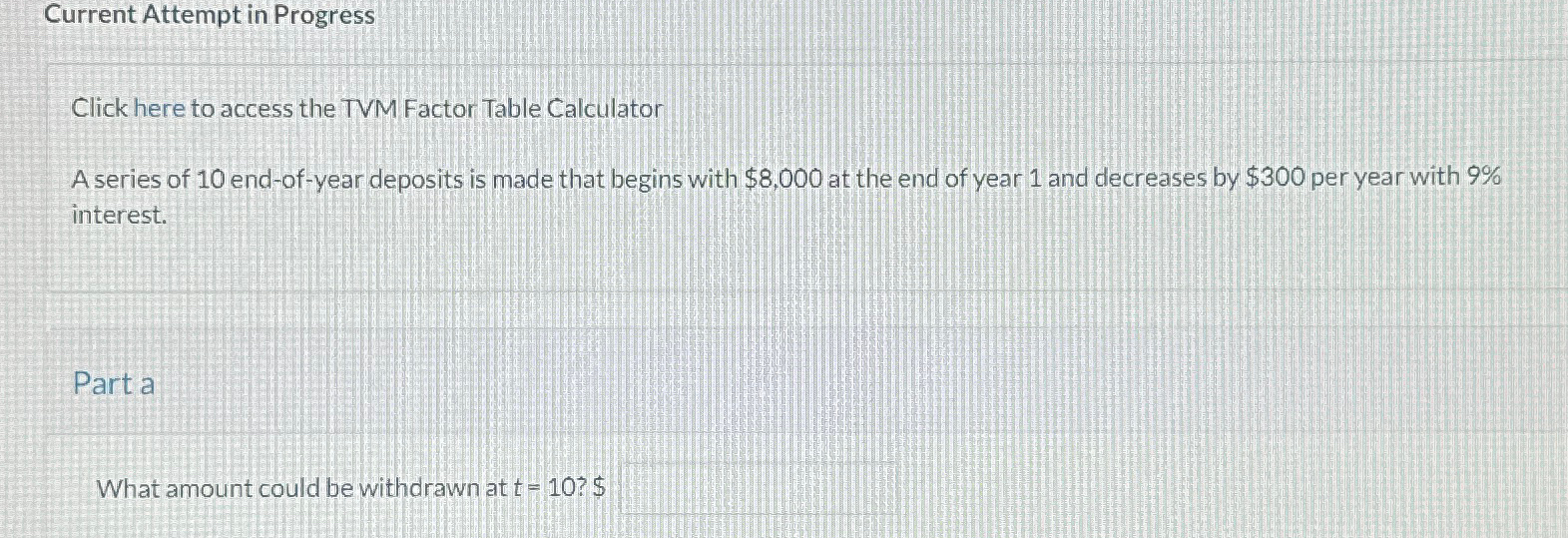 Solved drrent Attempt in ProgressClick here to access the | Chegg.com