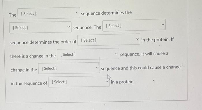 Solved The sequence determines the sequence determines the | Chegg.com