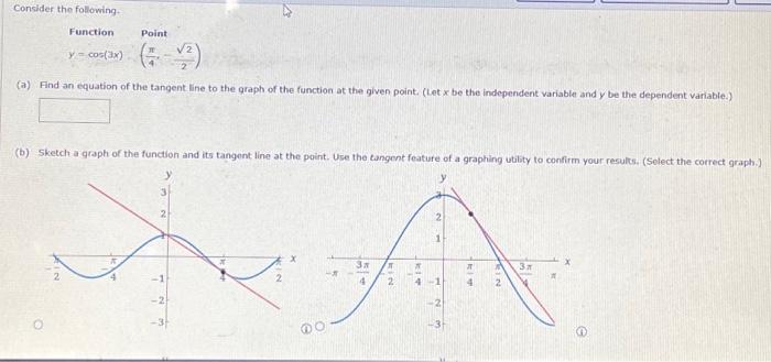 Solved Consider the following. Point (7-12) (a) Find an | Chegg.com