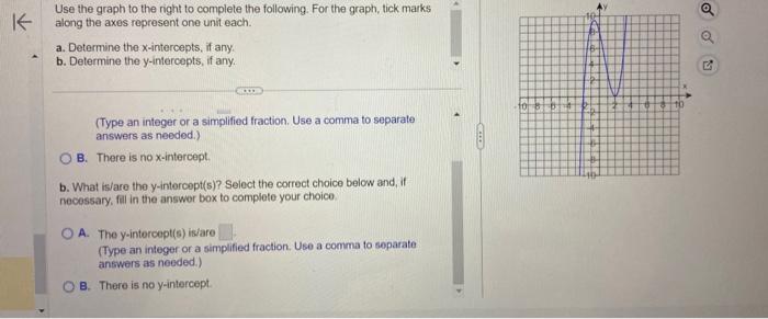 Solved Use the graph to the right to complete the following. | Chegg.com