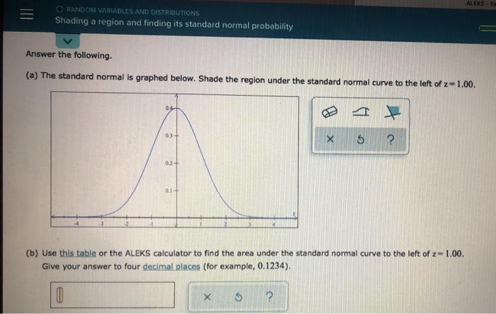 Solved ALEKS - ES = O RANDOM VARIABLES AND DISTRIBUTIONS | Chegg.com