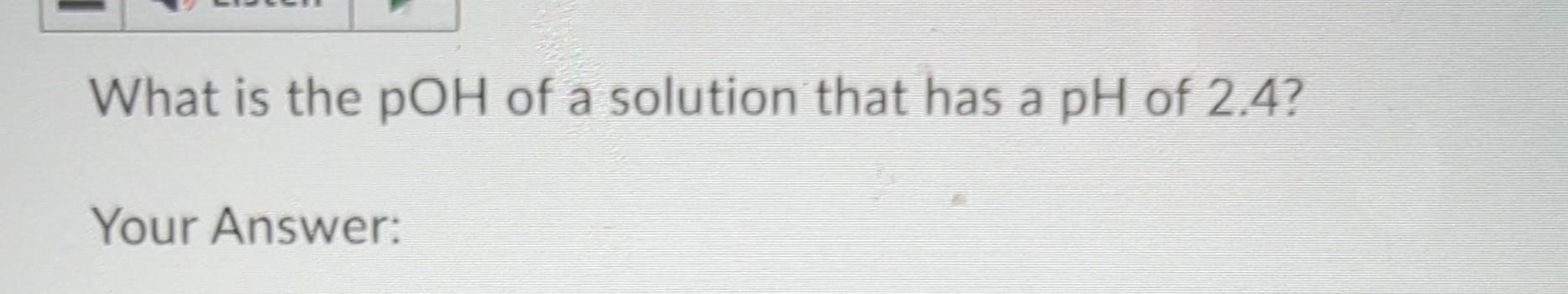 Solved What is the pH of a 1.25M solution of NH4Cl(Kb of | Chegg.com