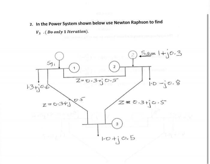 Solved 1. The equations describing the Power System shown in | Chegg.com