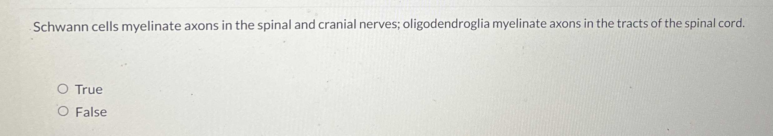 Solved Schwann cells myelinate axons in the spinal and | Chegg.com
