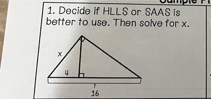 Solved 1. Decide if HLLS or SAAS is better to use. Then | Chegg.com
