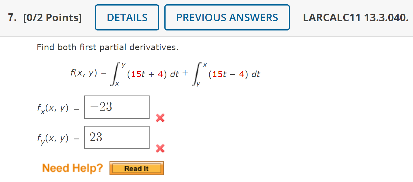 Solved Find both first partial | Chegg.com