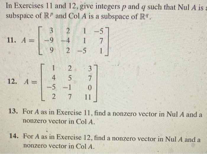 Solved In Exercises 11 And 12 Give Integers P And Q Such