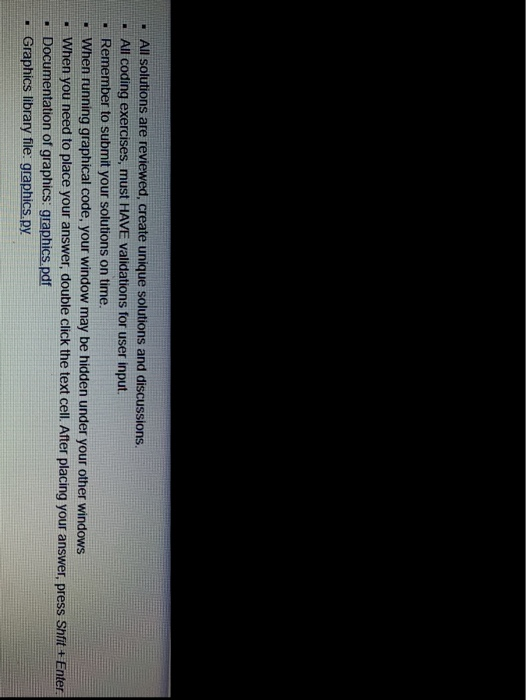 Solved Python Jupyter Notebook graphic.py Archery Scorer. | Chegg.com