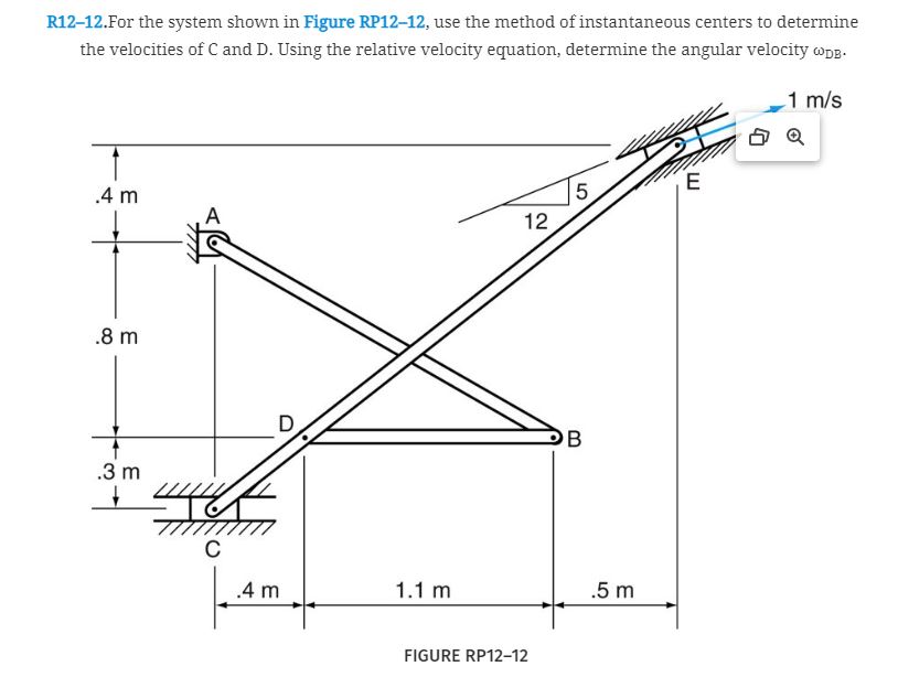 Solved R12-12.For the system shown in Figure RP12-12, ﻿use | Chegg.com