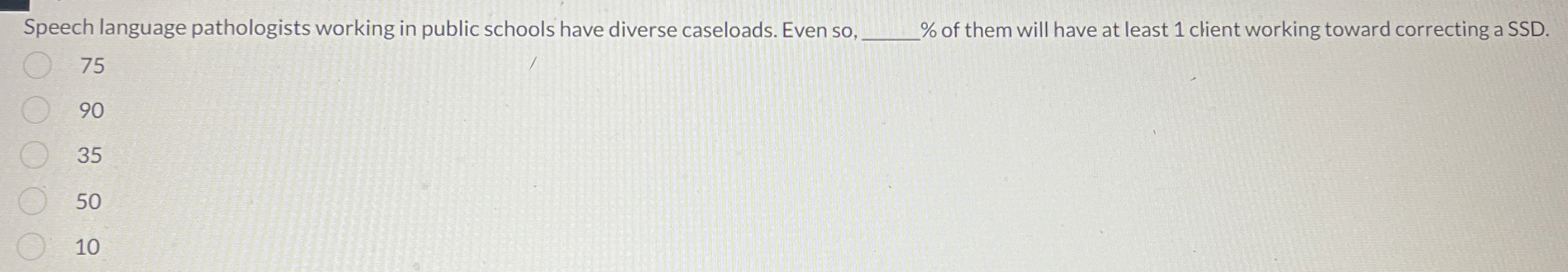 Solved Speech language pathologists working in public | Chegg.com