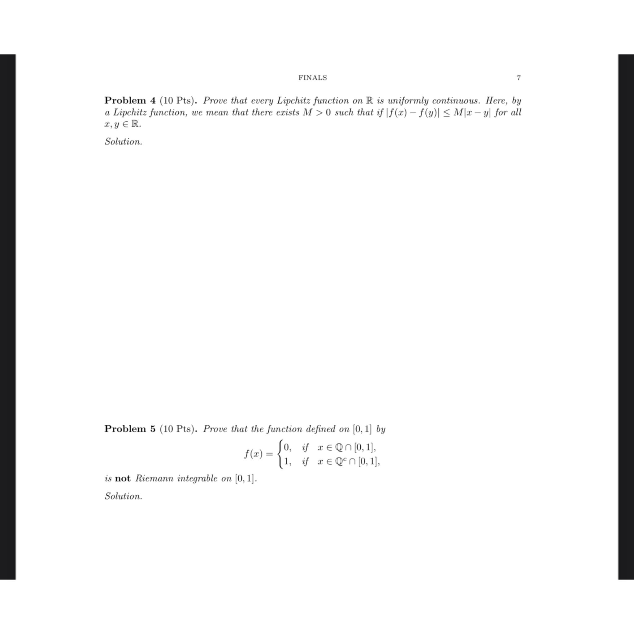 Solved FINALS7Problem 4 (10 ﻿Pts). ﻿Prove that every | Chegg.com