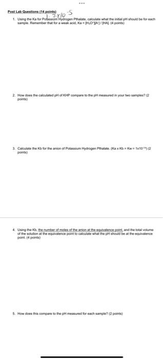 Solved Trial \#1 Mass of KHP 50 mL, inital pH3.79 ph vs | Chegg.com