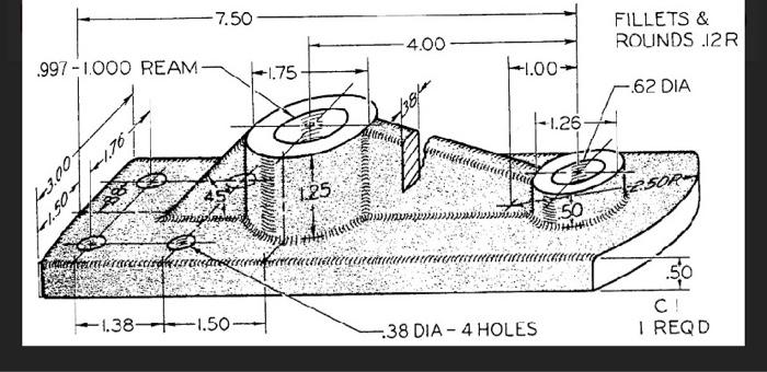 Solved i need 3rd angle technical drawing ( front-top-right) | Chegg.com
