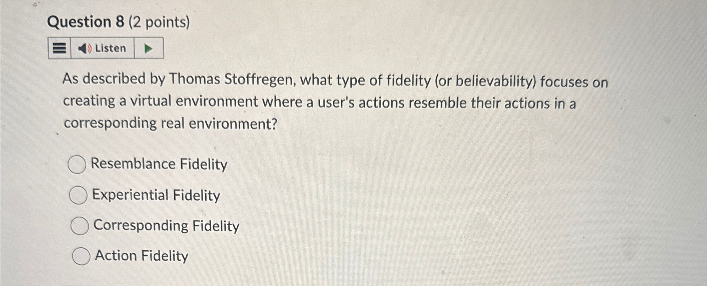 Solved Question 8 (2 ﻿points)As described by Thomas | Chegg.com