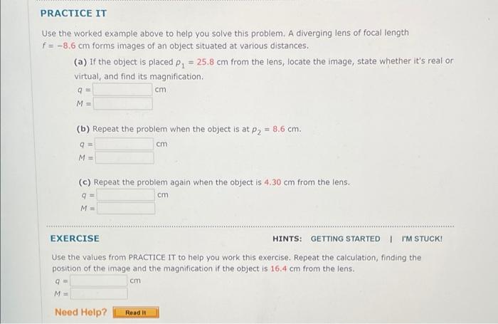 Solved PRACTICE IT Use the worked example above to help you | Chegg.com
