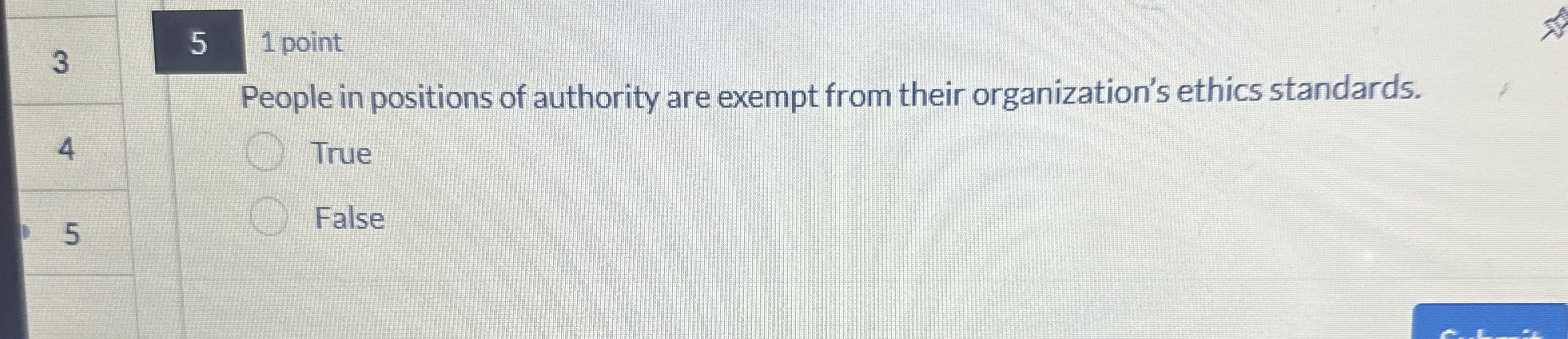 Solved 351 ﻿pointPeople in positions of authority are exempt | Chegg.com