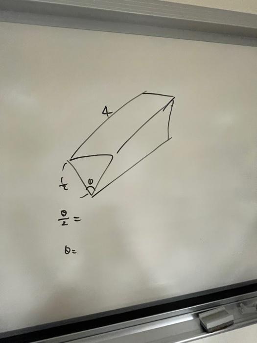Solved write an equation expressed the volume of the shape | Chegg.com