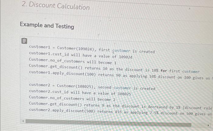 Solved Class Variables This Is An Example On How Can Be