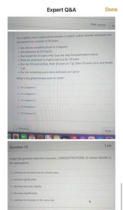 Solved https://scied.ucar.edu/simple-climate-model to answer | Chegg.com