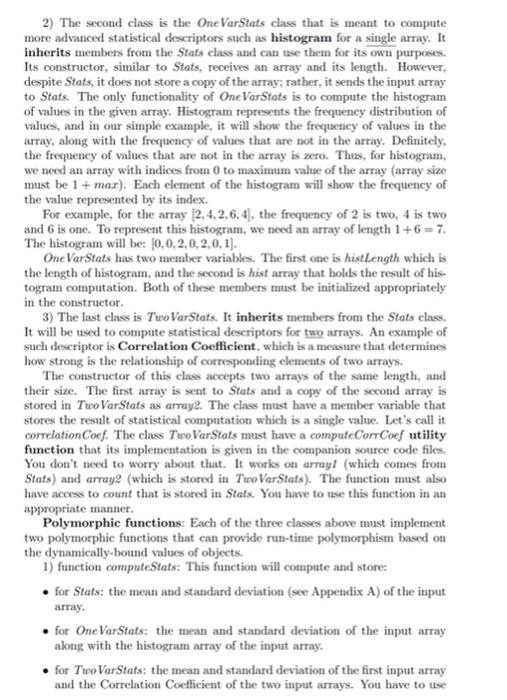 Solved Q 1 Inheritance and Polymorphism (20 marks] The task | Chegg.com