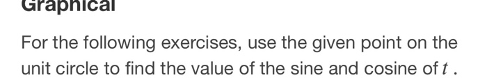 Solved Graphical For the following exercises, use the given | Chegg.com