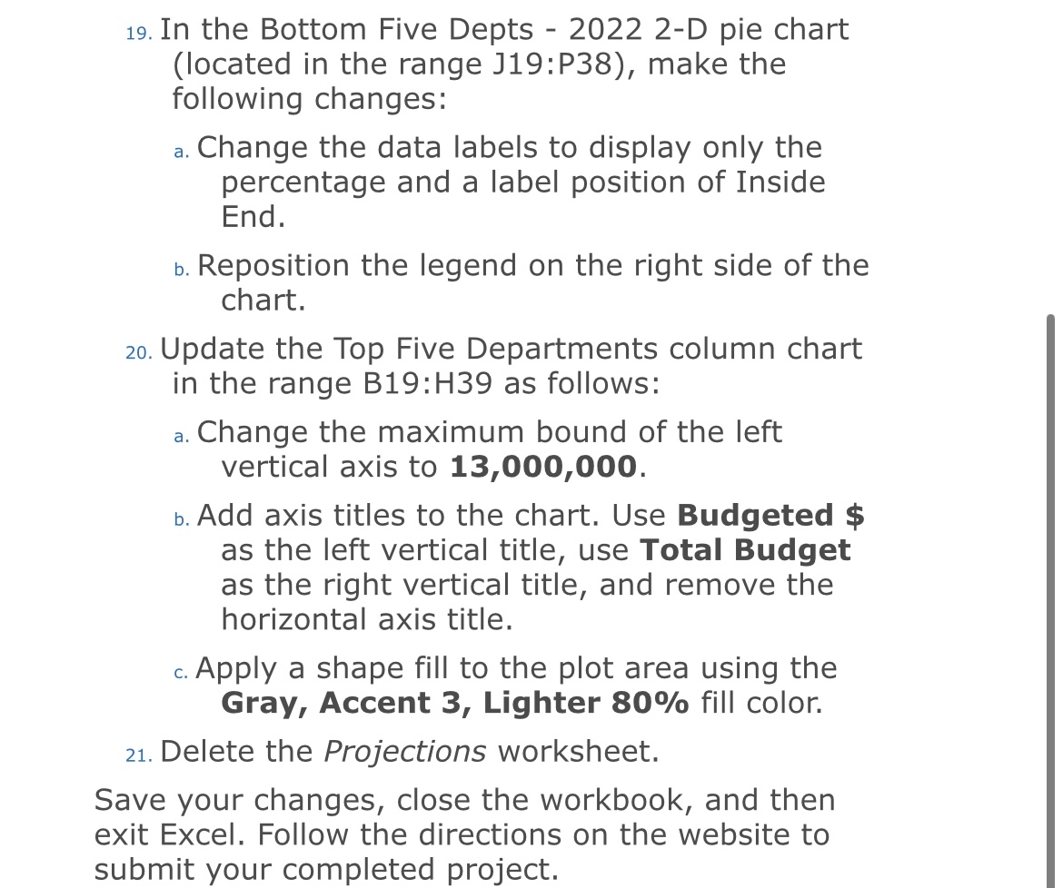 Solved Help me figure out how to do this capstone excel | Chegg.com