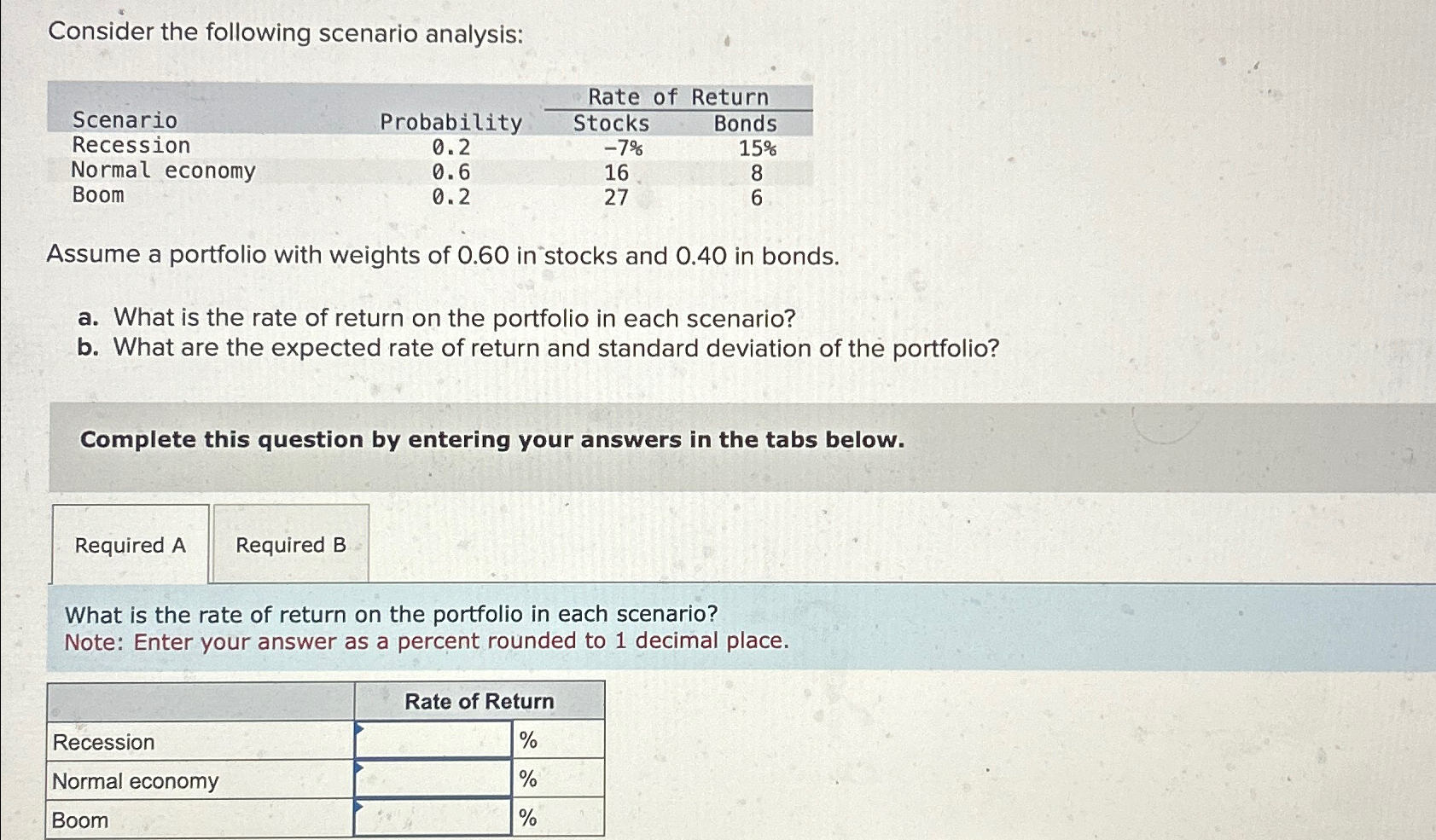 Solved Consider the following scenario | Chegg.com