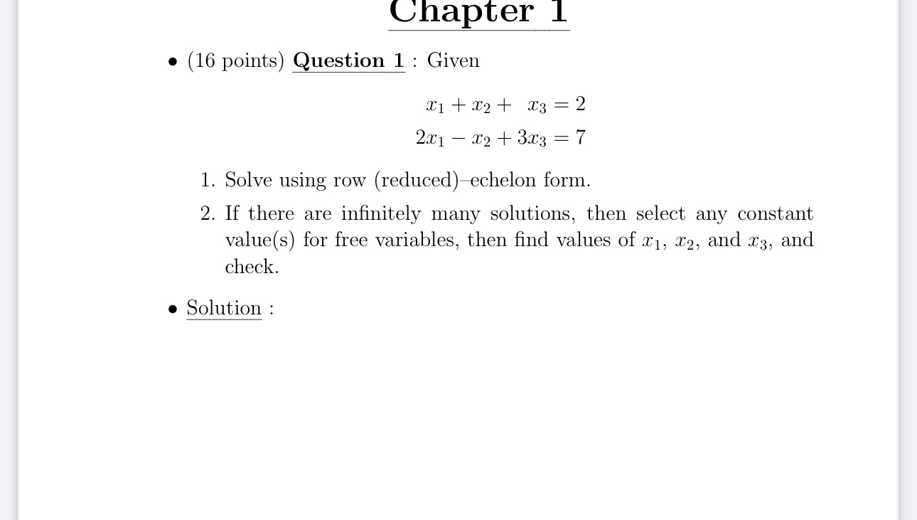 Solved Chapter 1(16 ﻿points) ﻿Question 1 ﻿: | Chegg.com