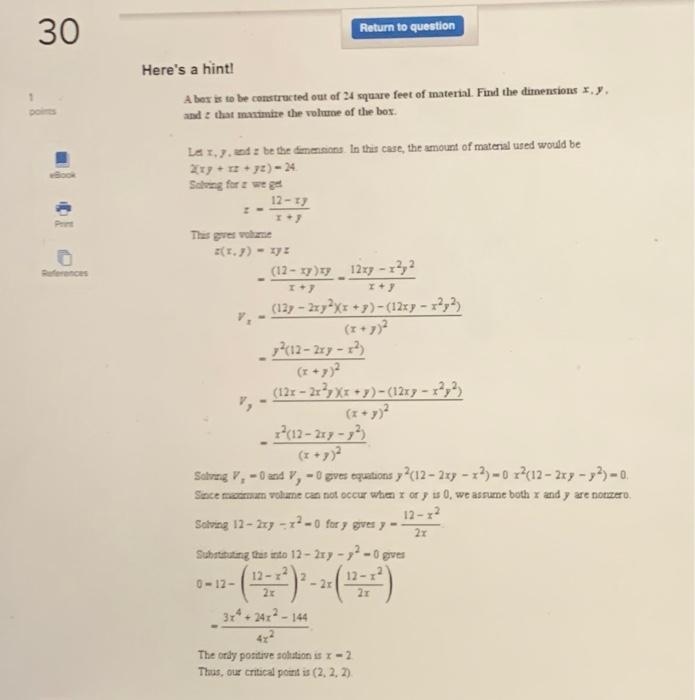 A box is to be constructed out of 486 square | Chegg.com