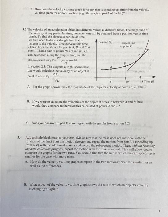 2. Motion detector and dynamics cart Set up the | Chegg.com