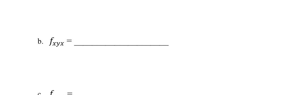 Solved f(x,y)=5(x+4y-e)+ln(2x+3y) ﻿Halleb. fxyx= | Chegg.com