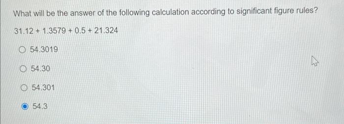 Solved What will be the answer of the following calculation | Chegg.com