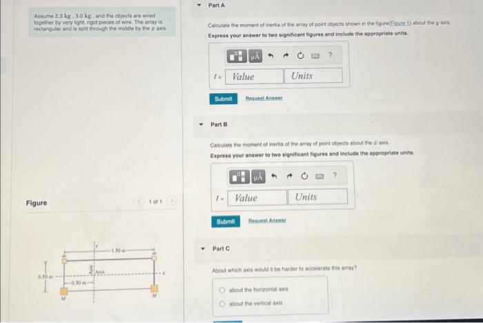 Solved Assume 2.3 kg, 3.0 kg, and the objects are wired | Chegg.com