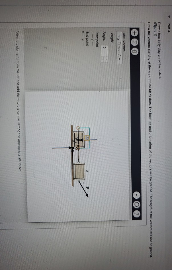 Solved Draw a free-body diagram of the crate A (Figure 1) | Chegg.com