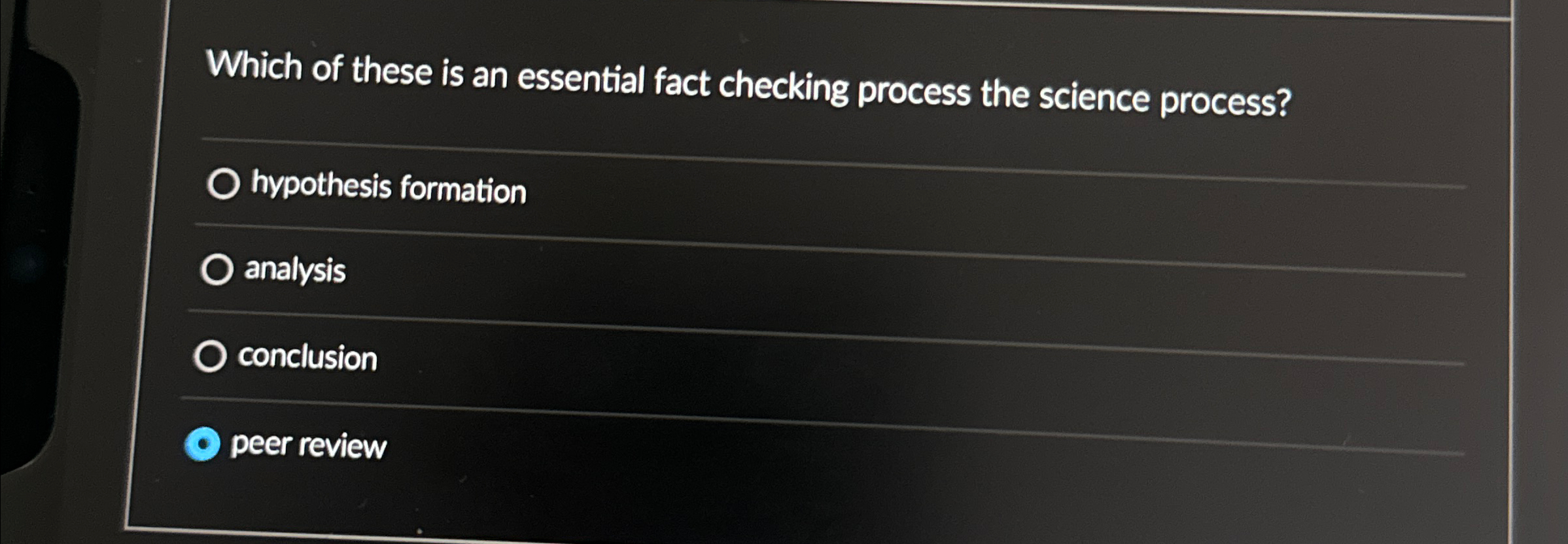 Solved Which of these is an essential fact checking process | Chegg.com