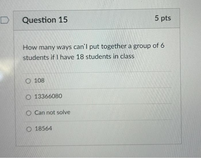 Solved Solve 8C2 56 28 16 Can not solveHow many ways can'I | Chegg.com