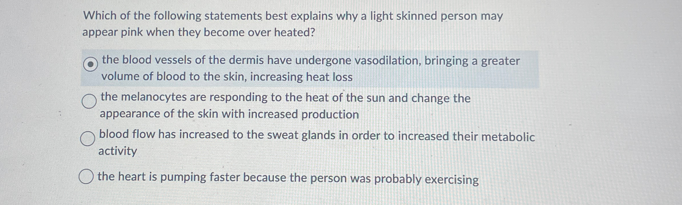 Solved Which of the following statements best explains why a | Chegg.com