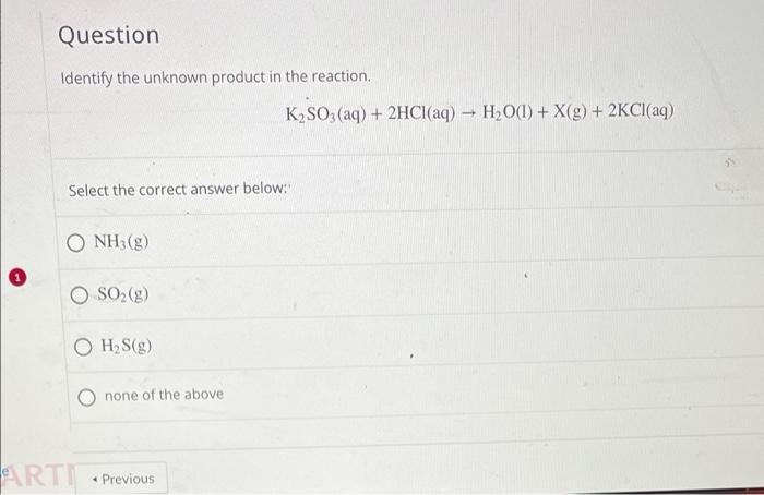 Solved Question Identify the unknown product in the | Chegg.com