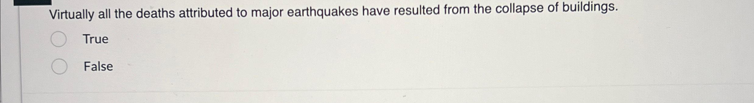 Solved Virtually all the deaths attributed to major | Chegg.com