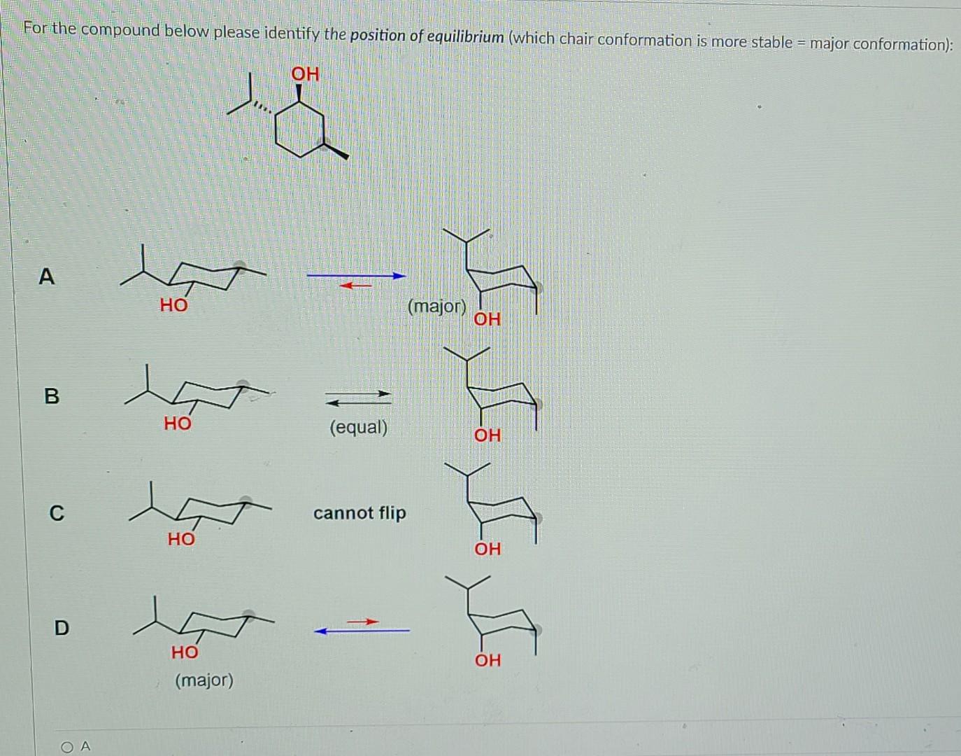 For the compound below please identify the position | Chegg.com