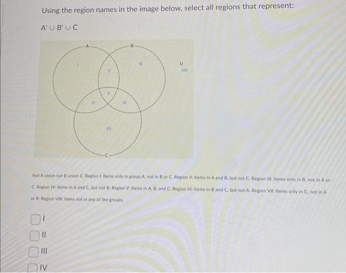 Solved Using the region names in the image below, select all | Chegg.com