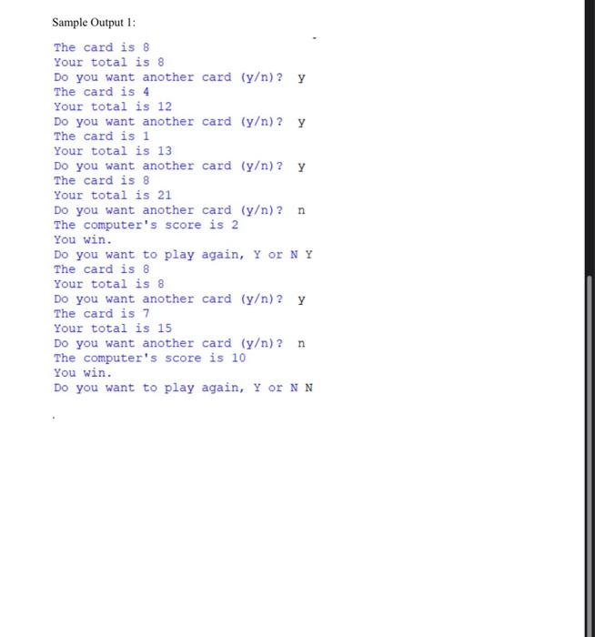 Solved CPSC 1204 Lab Exercise 2- Looping and Methods Create | Chegg.com