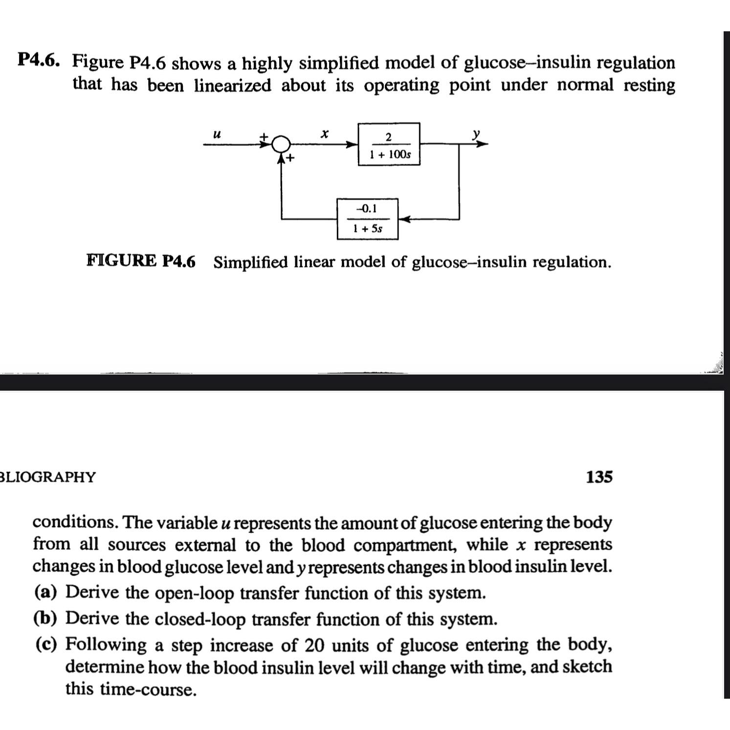 Solved P4.6. Figure P4.6 shows a highly simplified model | Chegg.com Solved P4.6. Figure P4.6 shows a highly simplified model | Chegg.com