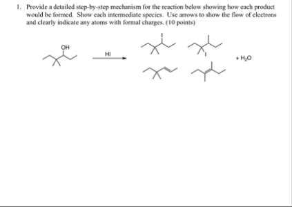 Solved Provide a detailed step-by-step mechanism for the | Chegg.com