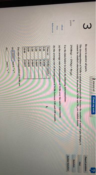Solved 2 attempts let Check my work ? 3 Report problem Hint | Chegg.com