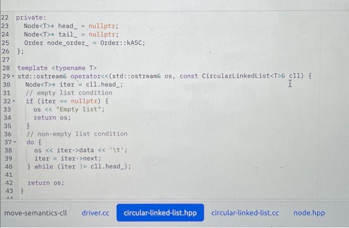 In this programming problem, you will implement move | Chegg.com