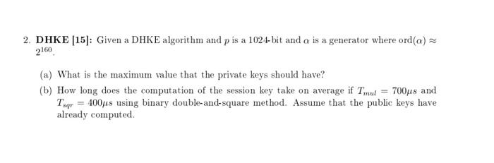 Solved 1. RSA [20]: Let the two primes p=41 and q=17 be | Chegg.com