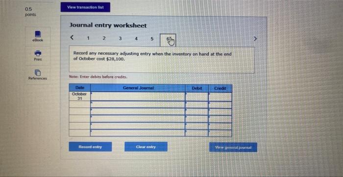 Solved Journal entry worksheet Record any necessary | Chegg.com